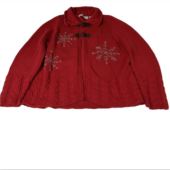 Marisa Christina | Sweaters | Vintage Marisa Christina Womens Christmas Sweater Cardigan Large ...